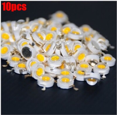 10Pcs 1W Warm White Led Chip High Power Led Beads 100-110LM wy | eBay