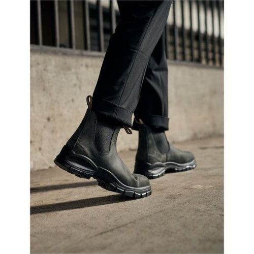 NEW Blundstone 2238 Elastic Sided Boot Rustic Black Leather Lug Boots ...