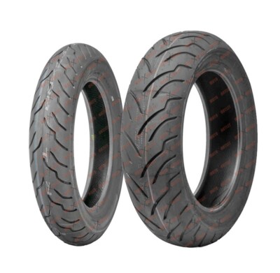 Dunlop American Elite MT90B16 MU85B16 Front Rear Motorcycle Tires Set ...