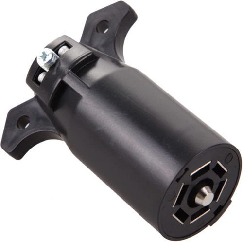 ® Superior 7 Pin Trailer Plug, Rv-Style 7 Way Flat Blade Connector Made ...