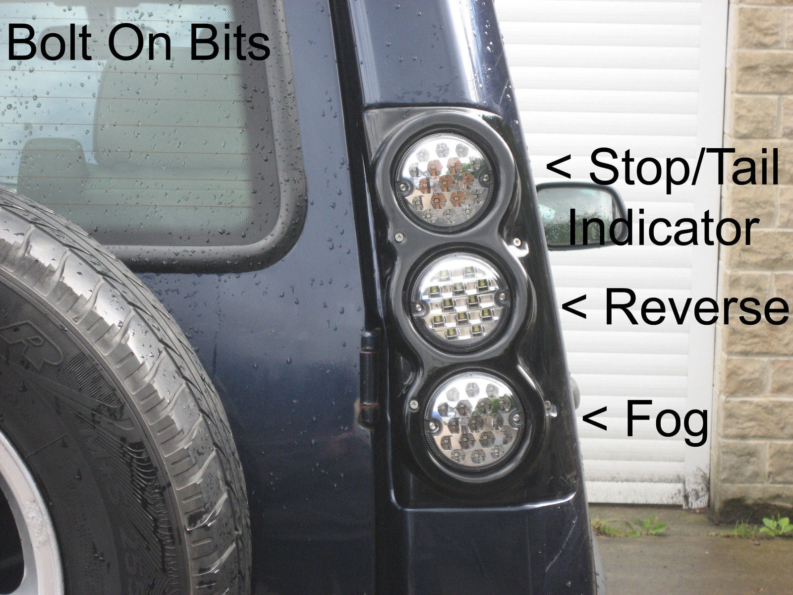 RDX LED CLEAR Rear Body lamp/lights Discovery 2 Td5 1998 to 2001 PLUG ...