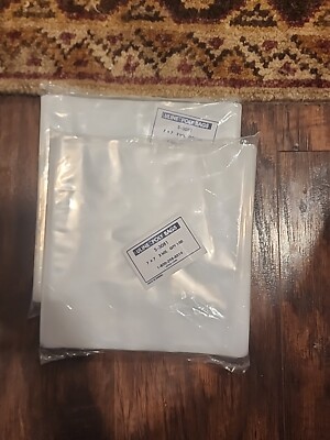 2pack Of 100 Clear 7x7 In Flat Poly Bags plastic packing Uline Open Top ...