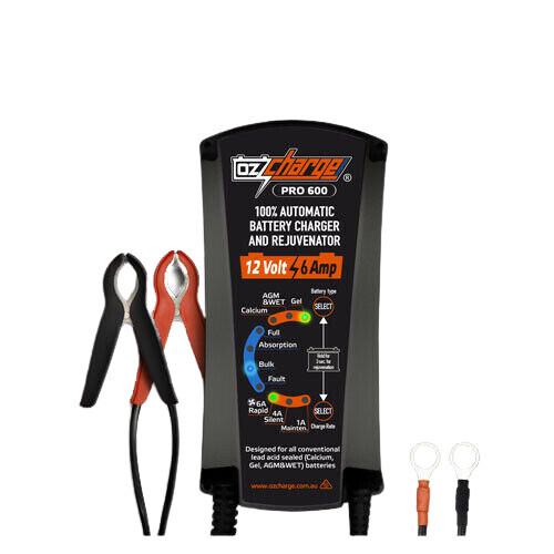 OC-PRO1200 Oz Charge 12V 6A Battery Charger and Maintainer (OCPRO1200 ...