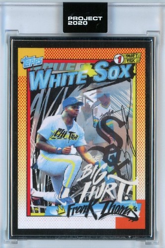 TOPPS PROJECT 2020 - FRANK THOMAS - KING SALADEEN AP 05/20 Silver Frame ...