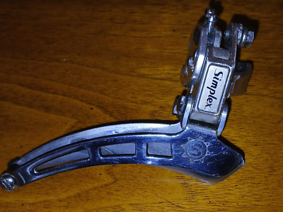 VINTAGE SIMPLEX SUPER LJ TRIPLE FRONT DERAILLEUR GOLD LABEL PARTS ONLY ...