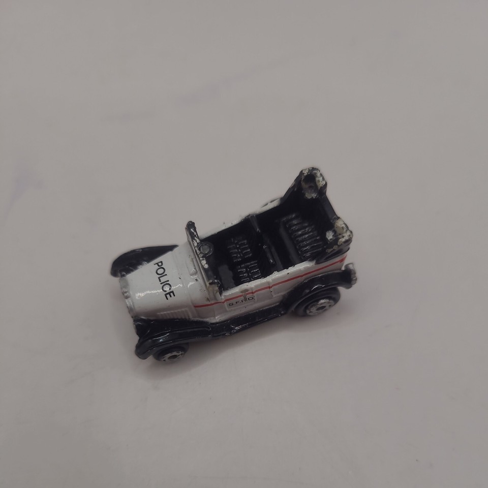 Vintage Micro Machines 1920s White Police Car SFPD 1989 Galoob | eBay