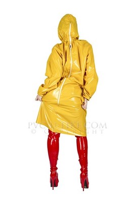 PVC Plastic Vinyl Fetish enclosed Plastic Overalls One piece PVC ...