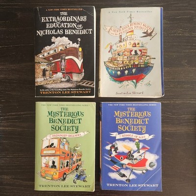 The Mysterious Benedict Society Series Book Set Lot of 4 | eBay