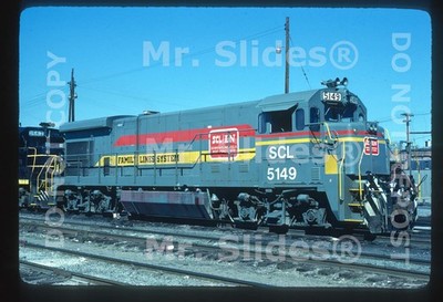 Original Slide SCL Seaboard Coast Line Family Lines B23-7 5149 Atlanta GA 1980 | eBay