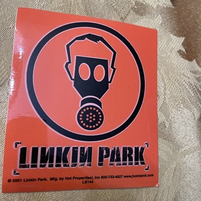 " Linkin Park " Face Mask Orange Bumper Sticker/Decal New Old Stock ...