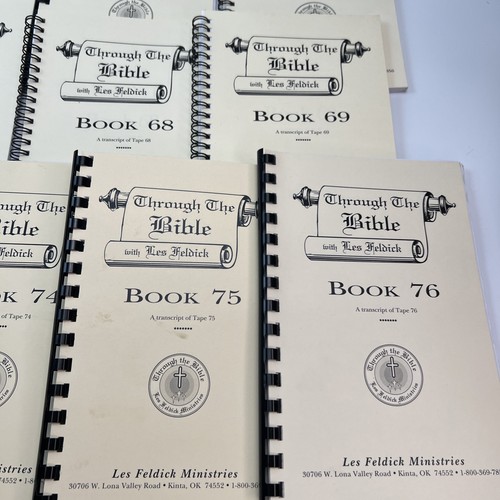 Les Feldick Through the Bible Commentary Transcript Spiral Books PICK ...