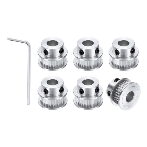 6pcs GT-2 30T Pulley Synchronous Wheel 8mm Bore, Fit 6mm Belt (with Wrench) 641832874843| eBay