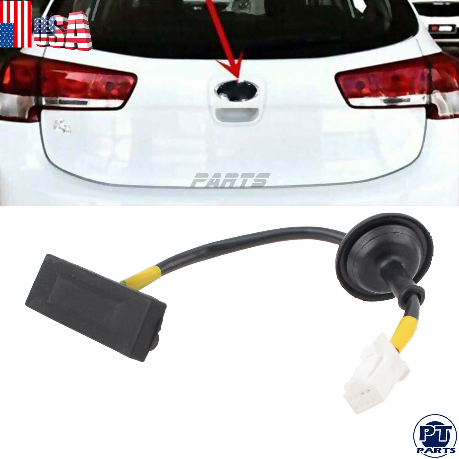 Rear Trunk Lid Lock Release Handle switch For Hyundai KIA Pride Rio ...