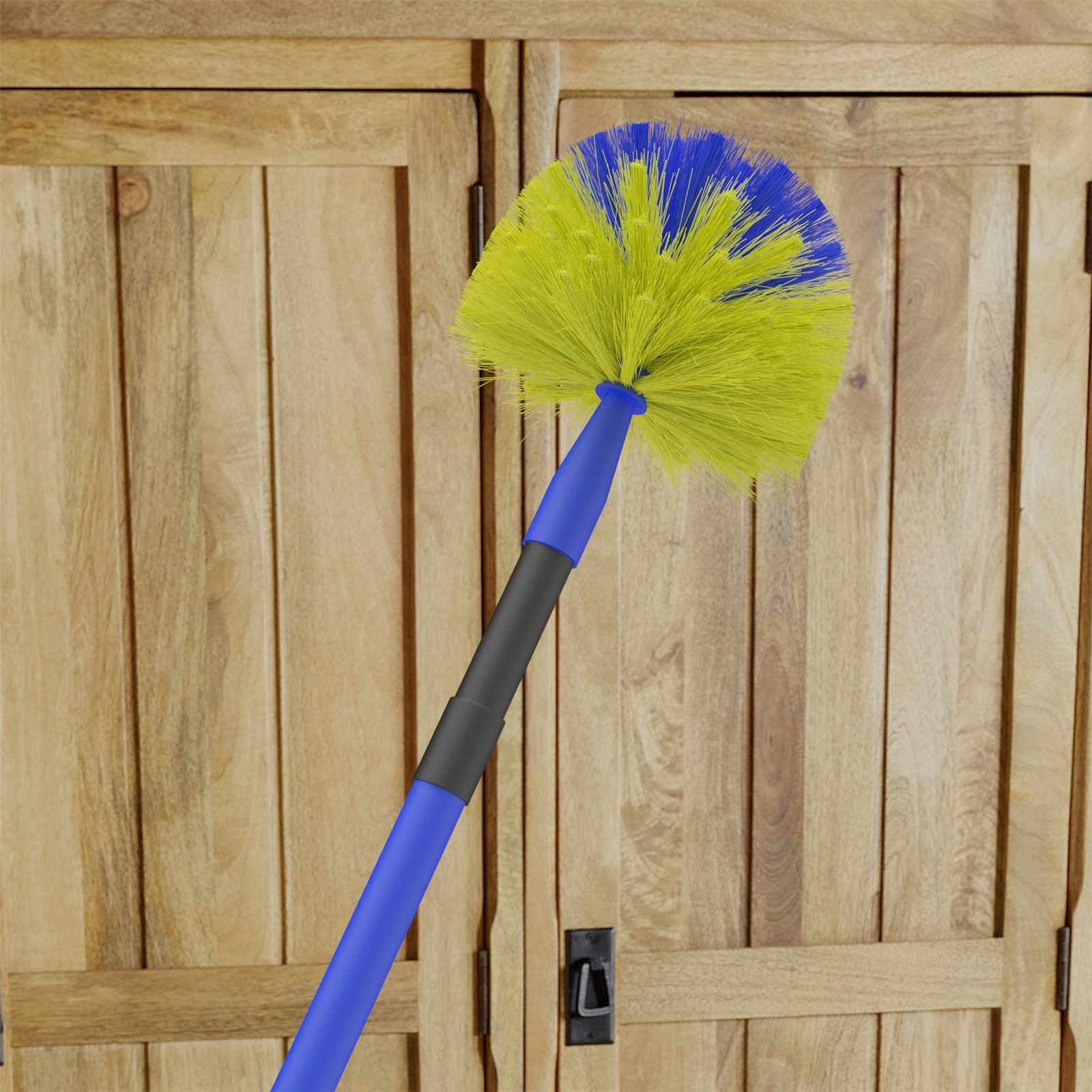 Extending Telescopic Domed Cobweb Brush Feather Duster and Handle | eBay UK