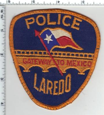 Laredo Police (Texas) Uniform Take-Off Shoulder Patch from the 1980's ...