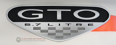 04 LS1 Pontiac GTO 5.7L Fender Emblem Badge NEW GM EACH | eBay Australia