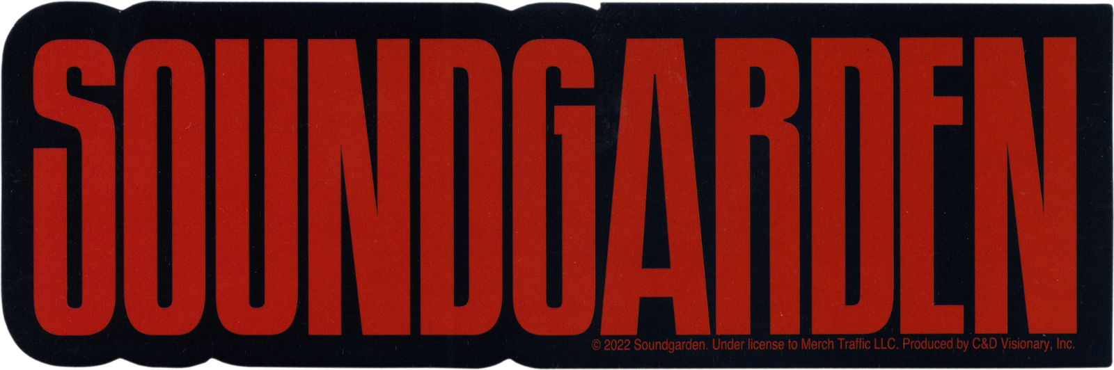 Sticker - Soundgarden Red Logo Grunge Metal Rock Music Band 6.25" Decal ...