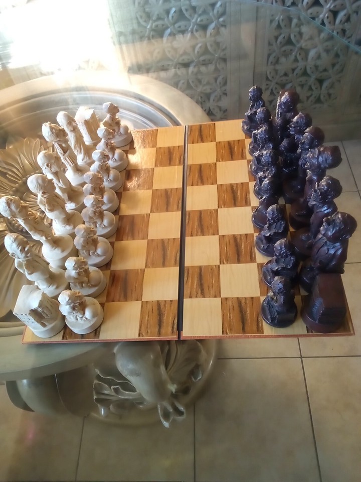 Watergate Chess Set President Richard Nixon Pat Agnew Dean, Vintage | eBay