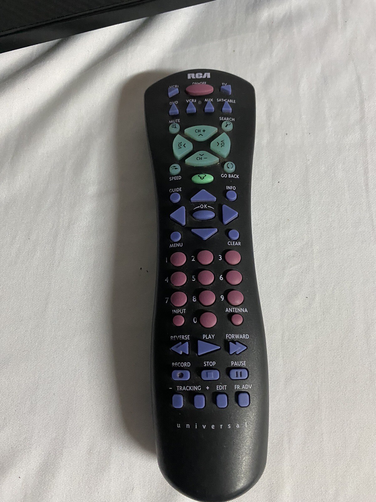 RCA Universal Remote Control CRK76VCL1 for TV, DVD, VCR, AUX, WORKS | eBay