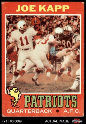 1971 Topps #145 Joe Kapp Patriots CFL HOF California 3.5 - VG+ | eBay