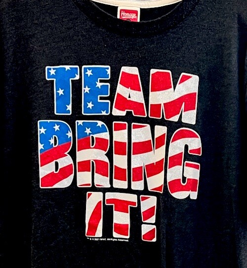 WWE Dwayne The Rock Johnson Team Bring It T-Shirt USA… - Gem