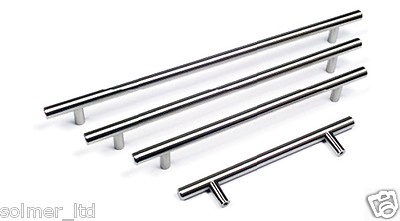 Pull T Bar Handle Cabinet Door Handles 96mm to 640mm sizes of GTV | eBay