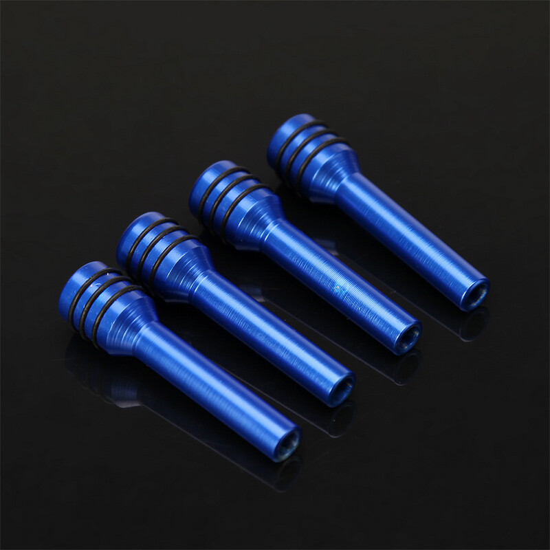 4Pcs Blue Knob Pull Pins Car Security Door Lock Pins Interior Door Lock ...