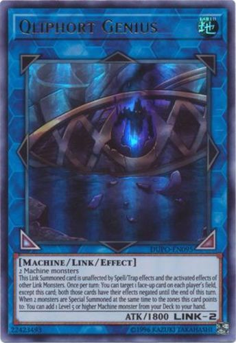 Yugioh! LP Qliphort Genius - DUPO-EN095 - Ultra Rare - Unlimited ...