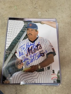 Davey Johnson New York Mets Autographed World Series Ticket Collage | eBay