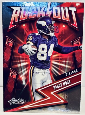 2023 Panini Absolute RANDY MOSS Rock Out #4 Minnesota Vikings HOF | eBay