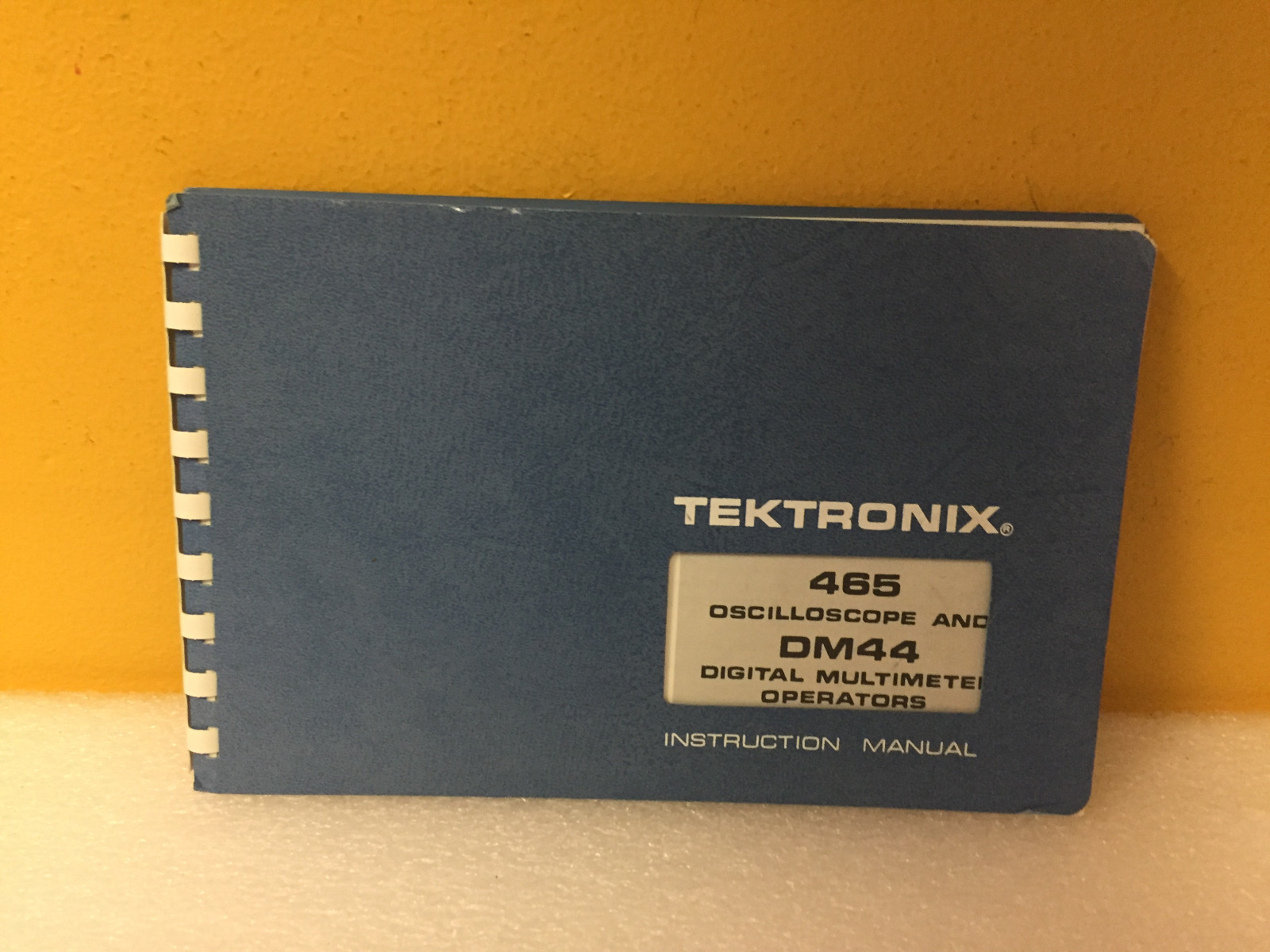 Tektronix 070-2038-00 465 + DM44 Operators Instruction Manual | eBay