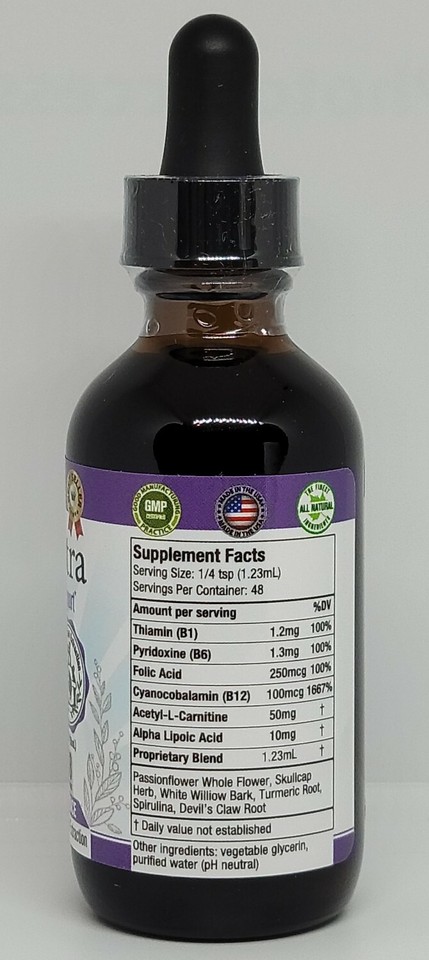 Nervestra Advanced Nerve Health Support Supplement Natural Liquid ...