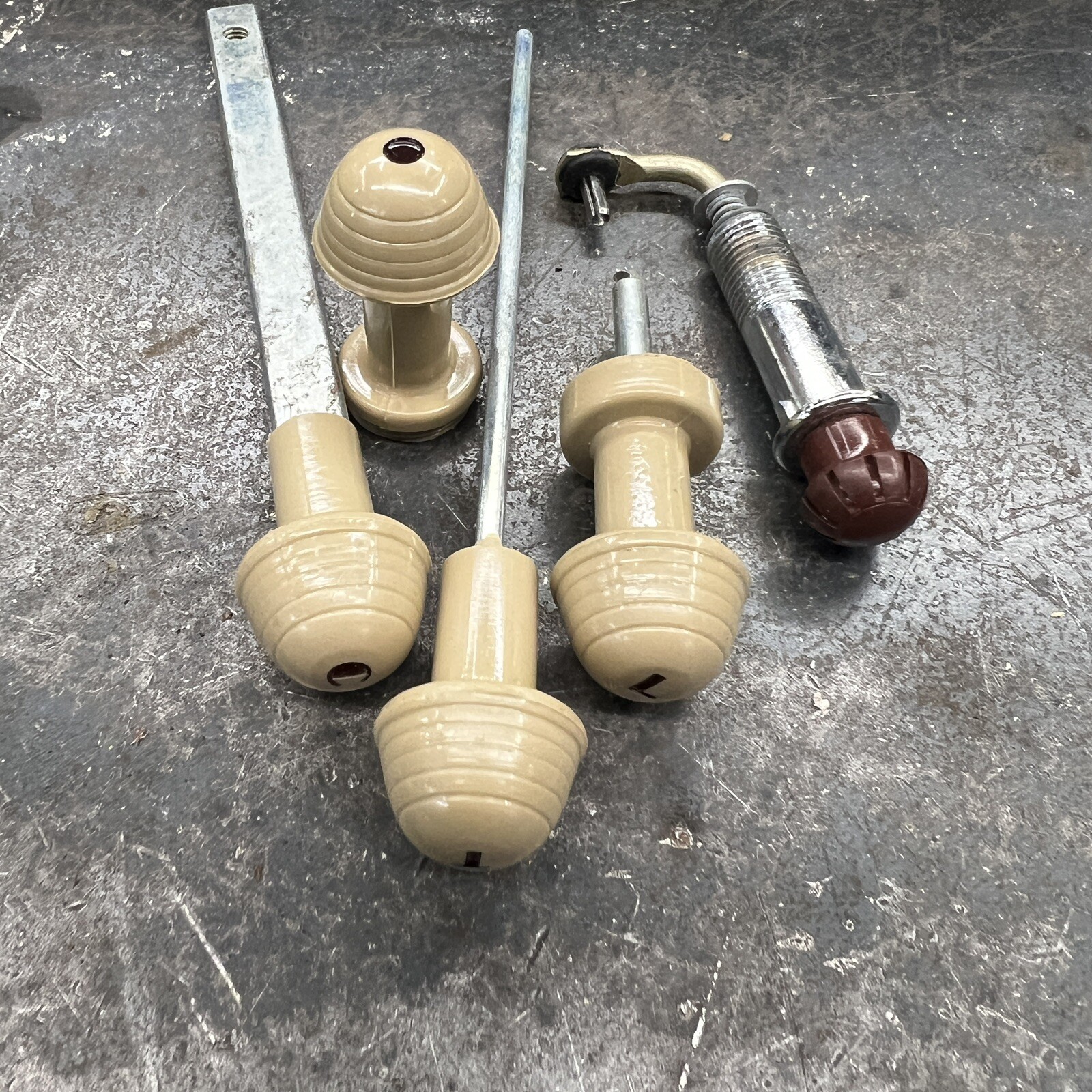 1940 Ford Dash Knobs Bob Drake Repro Replacement Tan Coupe Sedan ...