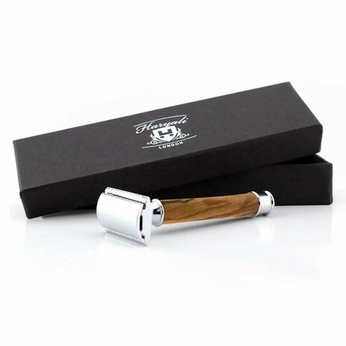 Vintage Professional Double Edge Blades Safety Shaving Razor Wood ...