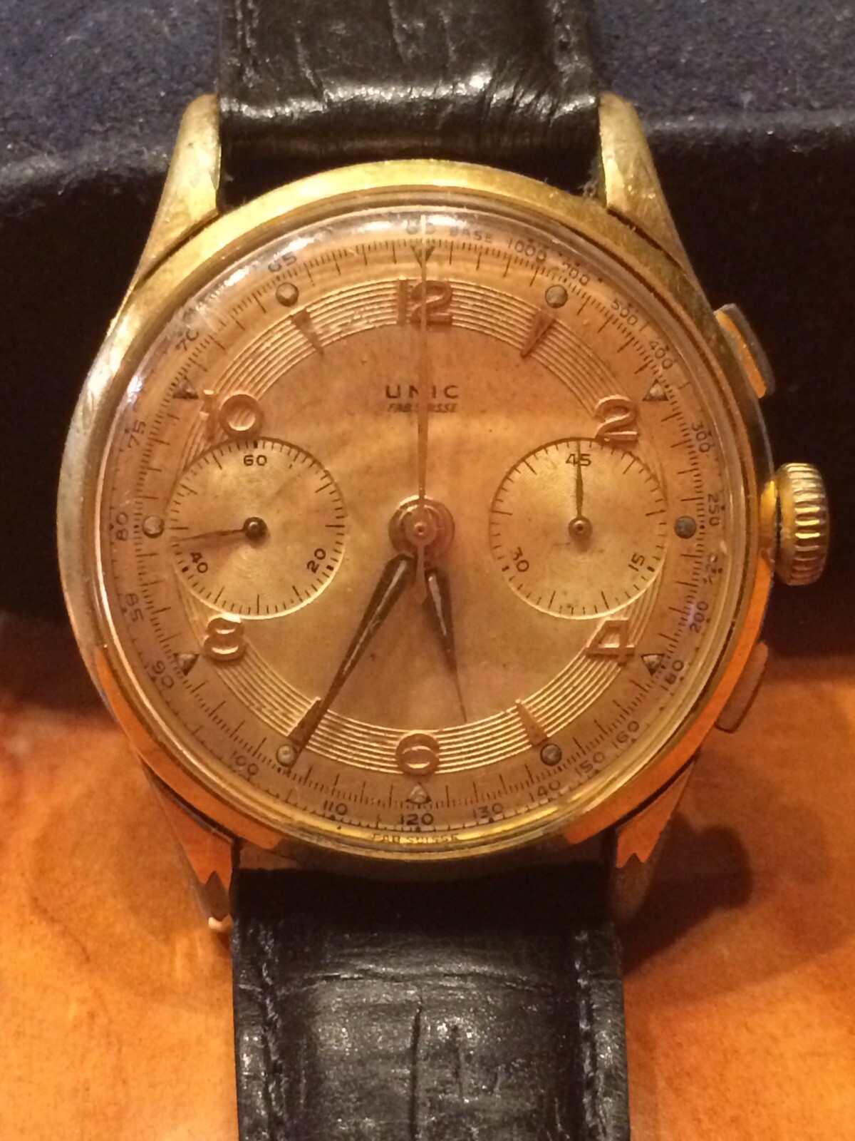 MONTRE CHRONOGRAPHE SUISSE UNIC | eBay