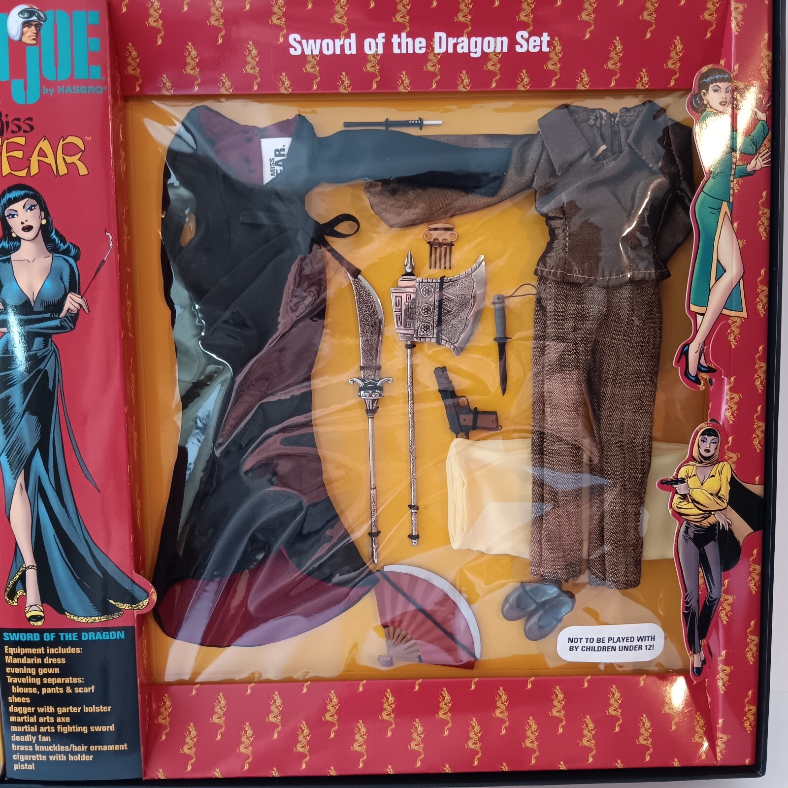 2003 Hasbro Gi Joe DC Comics Sword of The Dragon Set Miss Fear ...