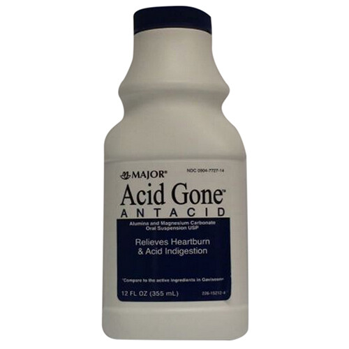 Acid Gone Antacid Liquid 12 Oz By Major Pharmaceuticals | eBay