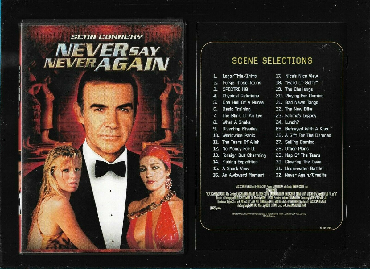 Never Say Never Again Dvd Cover