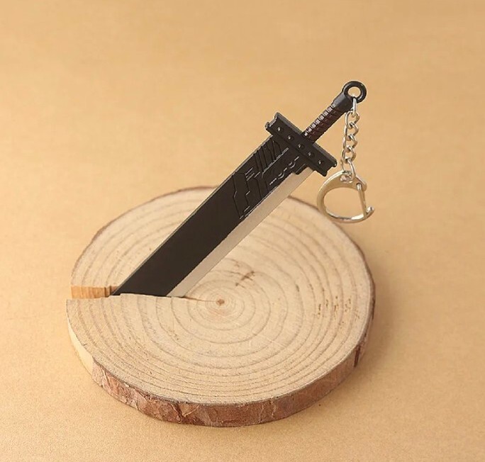 Final Fantasy 7 VII Remake Cloud Strife Buster Sword Keyring Keychain ...
