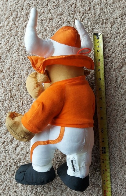Bevo Texas Longhorns Plush Stuffed Animal Hook EM UT Mascot 15" College ...