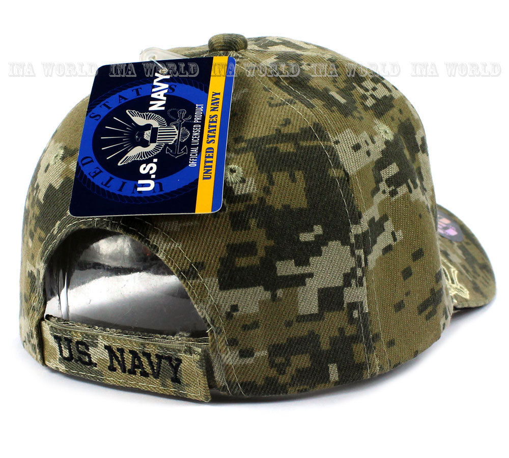 U.S. NAVY Hat Military NAVY Official Licensed Baseball Cap- Digital ...