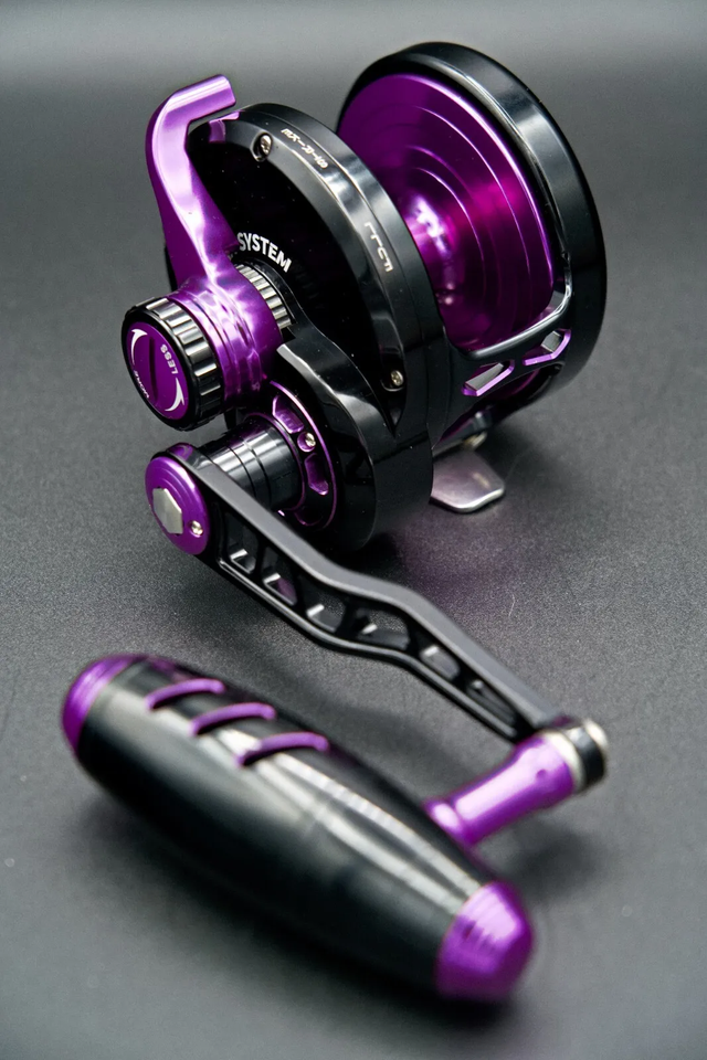 Maxel Jigging Reel Rage Pro 60 Lever Drag Conventional Reel Black ...