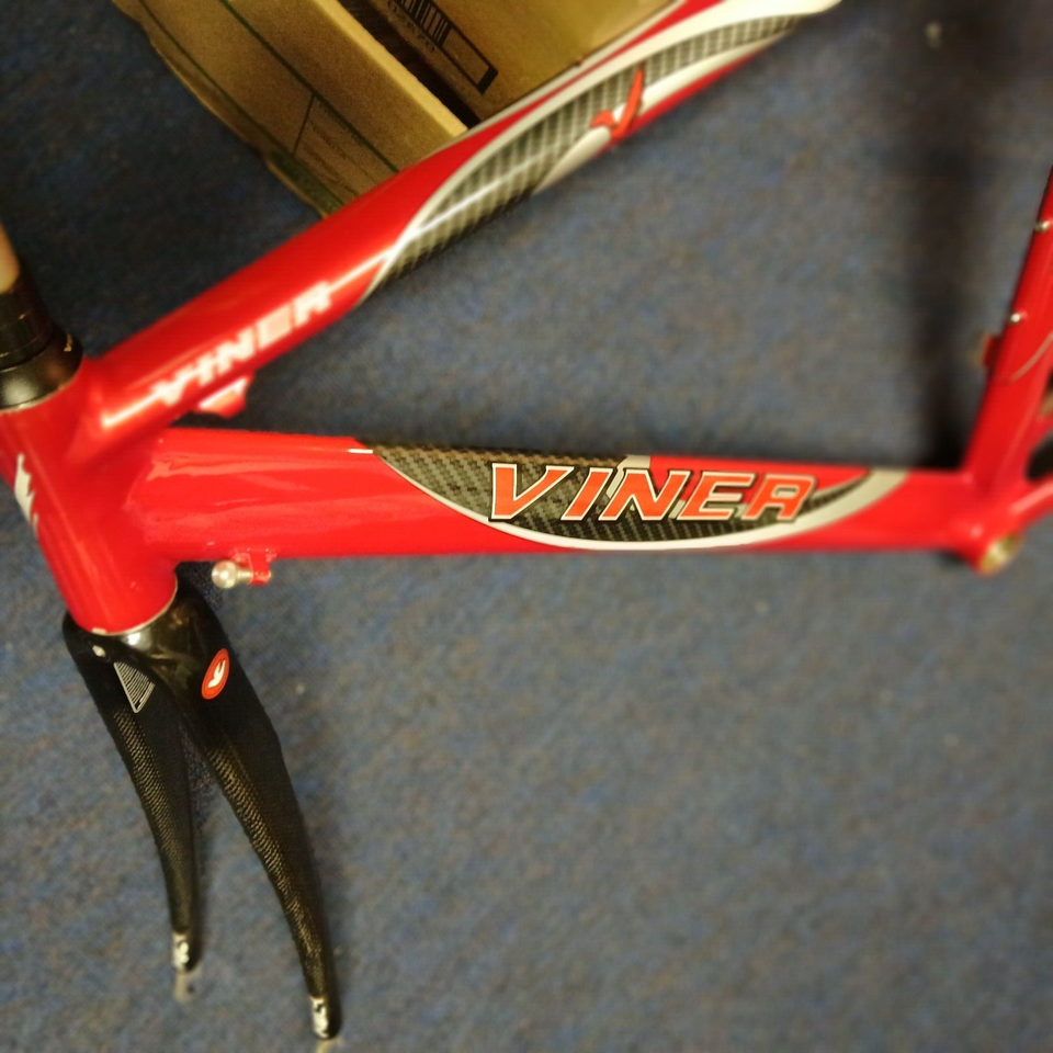 Viner Pro Team 7005 Columbus Altec Large 62 Road Frame Never assembled ...