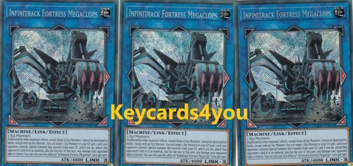 YUGIOH 3 X INFINITRACK FORTRESS MEGACLOPS INCH-EN011 - SECRET INFINITY ...