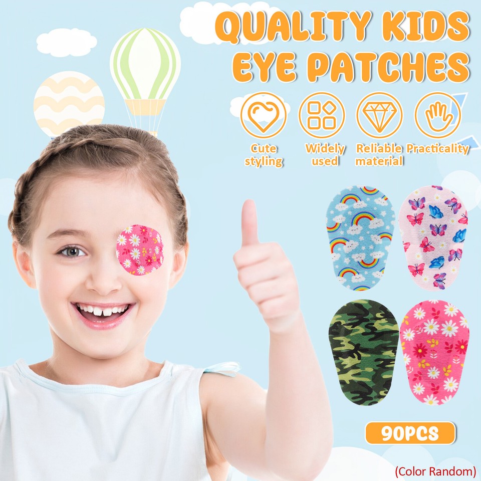 90Pcs Adhesive Eye Patches for Kids Toddler Soft Breathable Eye LA | eBay