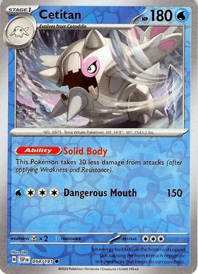 Cetitan 054/191 - REVERSE HOLO - SV08: Surging Sparks - NM | eBay