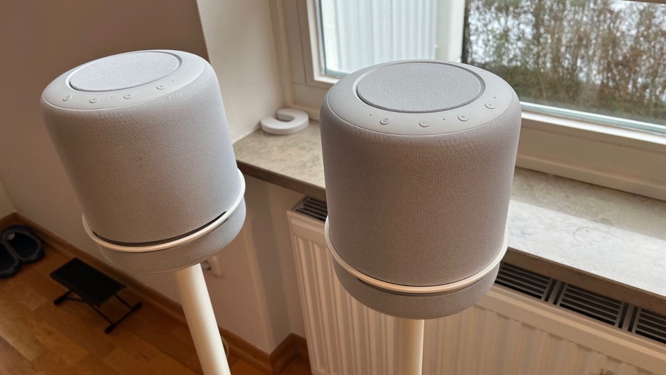 Echo Studio Amazon, Alexa, Smart Lautsprecher weiß, 2 Stück, mi.2 ...