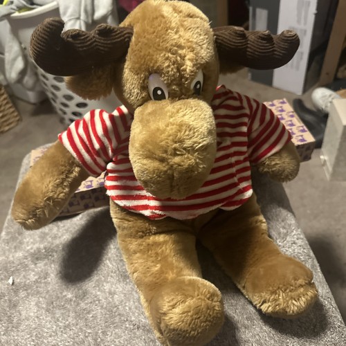 Mooseltoe Plush/Stuffed Animal 1992 18" Red/White T-shirt Tag No ...