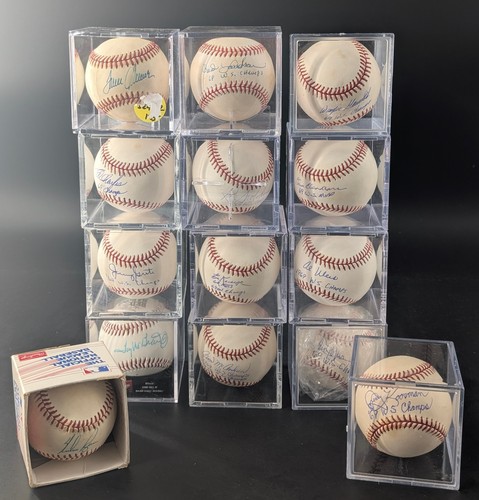 (14) 1969 Mets World Series Champs Signed Baseballs w/ Seaver & Ryan ...
