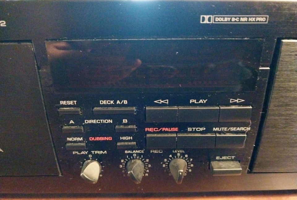 Yamaha Natural Sound Stereo Double Cassette Deck KX-W382 | eBay